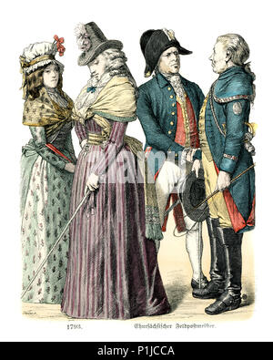 Traditional fashion, 18th century, Germany, Europe Stock Photo - Alamy