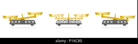 Weighing scale with equal and unequal weightiness and ten different ...