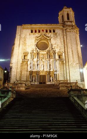 Catedral (baroque and gothic architecture), barocal façade and ...