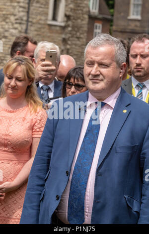 SNP MP Ian Blackford after the failed Brexit motion which took place in ...
