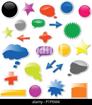 sticker of a cartoon sign post Stock Vector Image & Art - Alamy