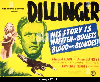 Original Film Title: DILLINGER. English Title: DILLINGER. Film Director ...