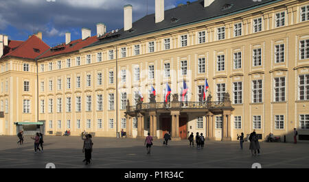 Prague Castle, Old Royal Palace, Vladislav Hall and ceiling, Prague ...