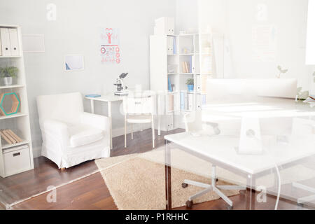 Interior design of a doctors consultation room in medical clinic Stock ...