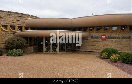 BMO Harris bank in Spring Green Wisconsin Stock Photo - Alamy