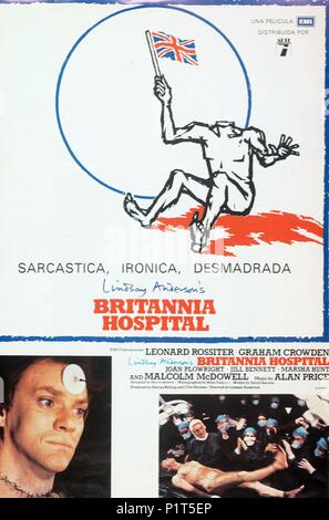 Britannia Hospital Year 1982 Director Lindsay Anderson Malcolm McDowell ...