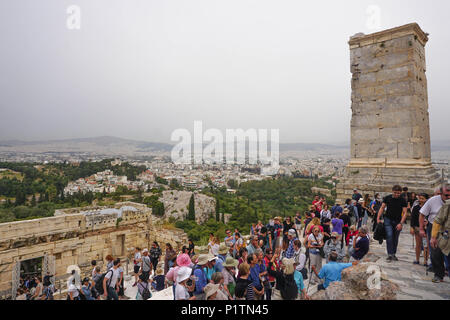 Beulé Gate at the Acropolis of Athens, Greece Stock Photo - Alamy