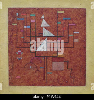 'Yellow Border' by Wassily Kandinsky, 1930, LACMA Stock Photo - Alamy