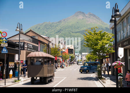 Mt. Yufu and Yufuin Stock Photo - Alamy
