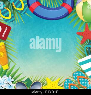 Summer Holiday Border