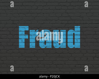Protection concept: Fraud on wall background Stock Photo - Alamy