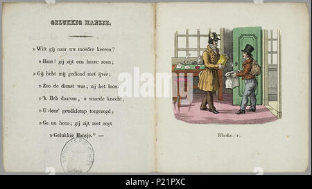 Gelukkig Hansje - eene vertelling voor kinderen (185X Stock Photo - Alamy
