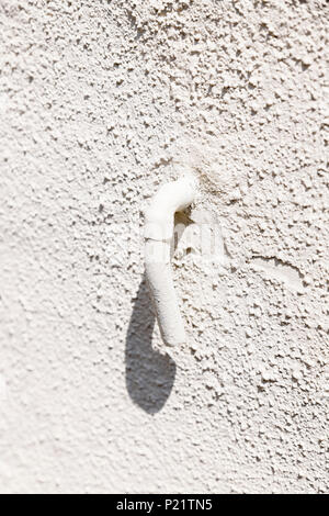 Gas condensing boiler, condensate drain pipe Stock Photo - Alamy