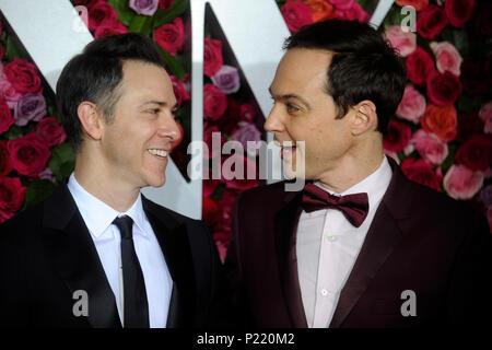 Jim Parsons and husband Jim Parsons and husband Todd Spiewak attend the ...