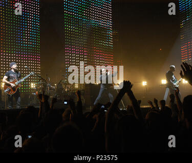 Bono, of U2, performs with The Edge during the dedication ceremony for ...