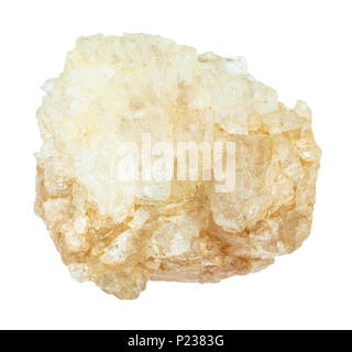 rough Topaz gemstone isolated on white Stock Photo - Alamy