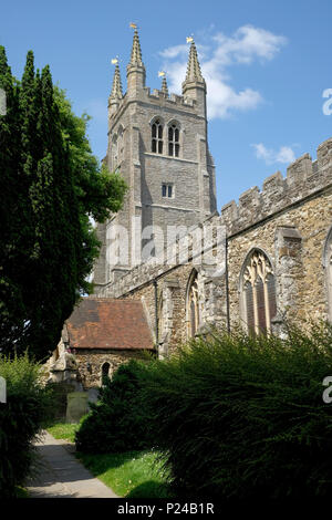 St. Mildreds parish church, tenterden, kent, uk Stock Photo - Alamy