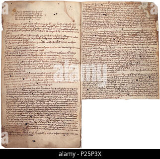 . Pantegni pars prima theorica (lib. I-X) - folios 037v (left) and 038r ...