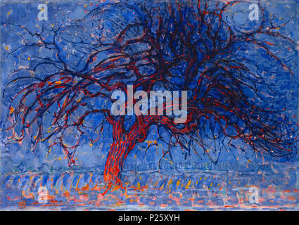 The Red Tree by Piet Mondrian 1908 oil on canvas Stock Photo - Alamy