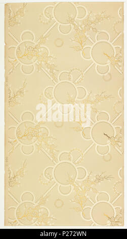 . Ceiling paper. 1880 Stock Photo - Alamy