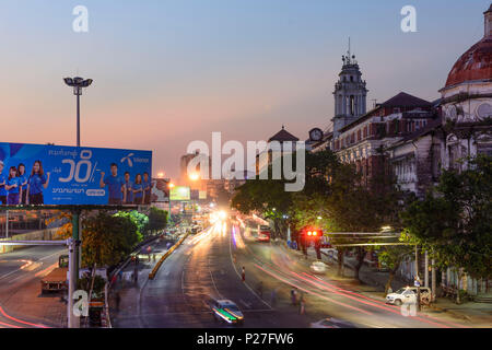 Yangon (Rangoon): Customs House, Yangon Divisional Court, Strand Road ...