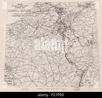 (February 6, 1945), HQ Twelfth Army Group situation map. LOC 2004630340 ...