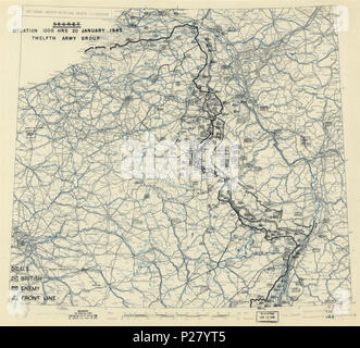 (January 3, 1945), HQ Twelfth Army Group situation map. LOC 2004630306 ...