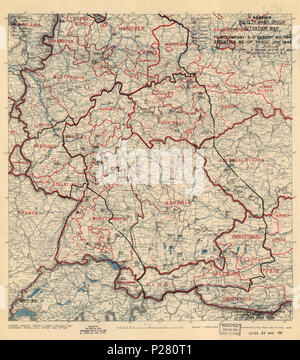 [June 24, 1945], HQ Twelfth Army Group situation map. 1945 by Allied ...
