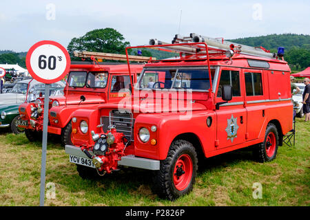 Land Rover Fire Engine Stock Photo - Alamy