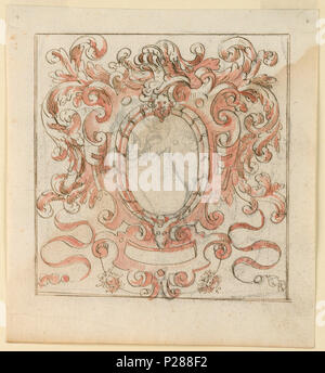 Drawing, Drawing for an escutcheon Stock Photo - Alamy