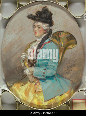 Drawing, Portrait of Sarah Cooper Hewitt in French Costume, 1899 Stock ...