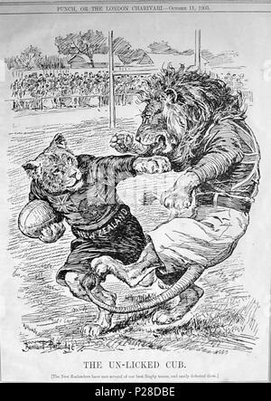 A Punch cartoon by John Bernard Partridge depicting the rather sour ...