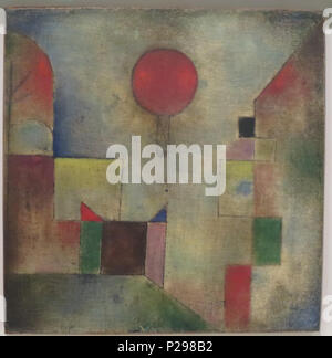 Red Balloon', 1922 by Paul Klee. From the Guggenheim Museum, New York ...