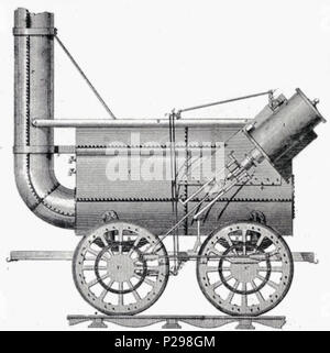 LIVERPOOL AND MANCHESTER RAILWAY 1830. The first passenger train in ...