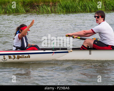 Cambridge Bumps June 2018 Stock Photo - Alamy