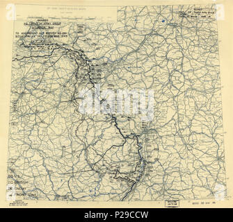 [March 23, 1945], HQ Twelfth Army Group situation map. 1945 by Allied ...