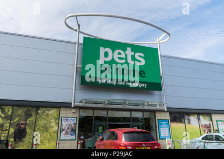 Pets at Home, exterior of shop with sign, UK Stock Photo - Alamy