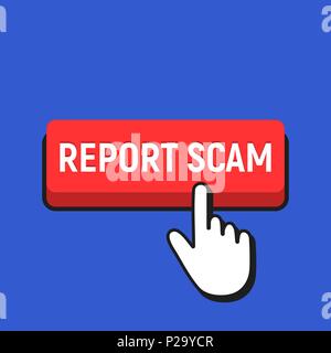 report button. rounded sign isolated on white background Stock Vector ...