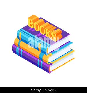 isometric book icon Stock Vector Image & Art - Alamy