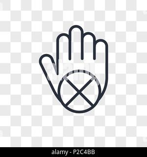 do not touch sign label on transparent background Stock Vector Image ...