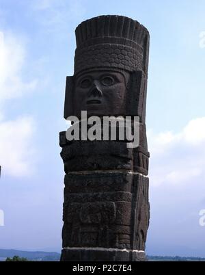 Mexico.Hidalgo.Z.A. de Tula.Cultura Tolteca.Templo de Quetzalcoatl ...