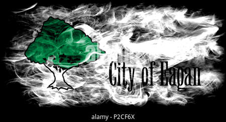 Eagan city smoke flag, Minnesota State, United States Of America Stock ...
