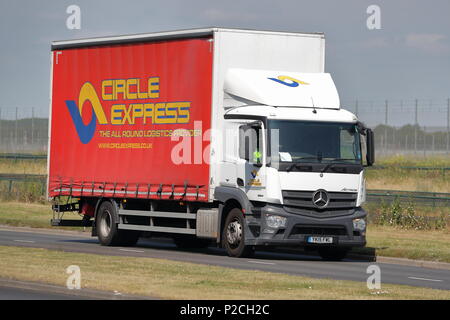 Circle Express truck near London Heathrow Airport, London, UK Stock ...