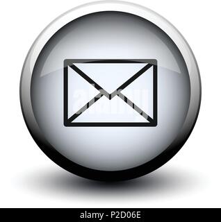 button message 2d on white background Stock Vector Image & Art - Alamy