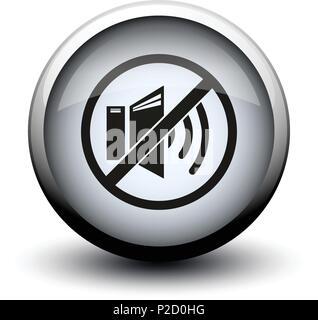 button sound off 2d on white background Stock Vector Image & Art - Alamy