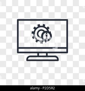 devops vector icon isolated on transparent background, devops logo ...