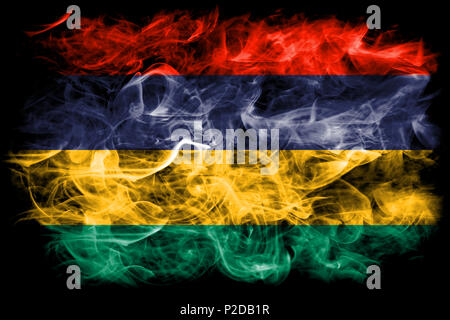 Mauritius smoke flag Stock Photo - Alamy