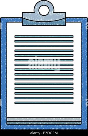 Clipboard document isolated scribble Stock Vector Image & Art - Alamy