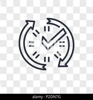 real time analytics vector icon isolated on transparent background ...