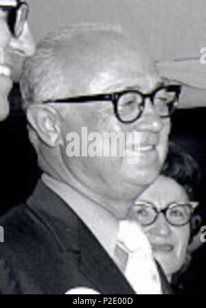 . English: (L to R) Gus Mutscher, Preston Smith, Lyndon Johnson, and ...
